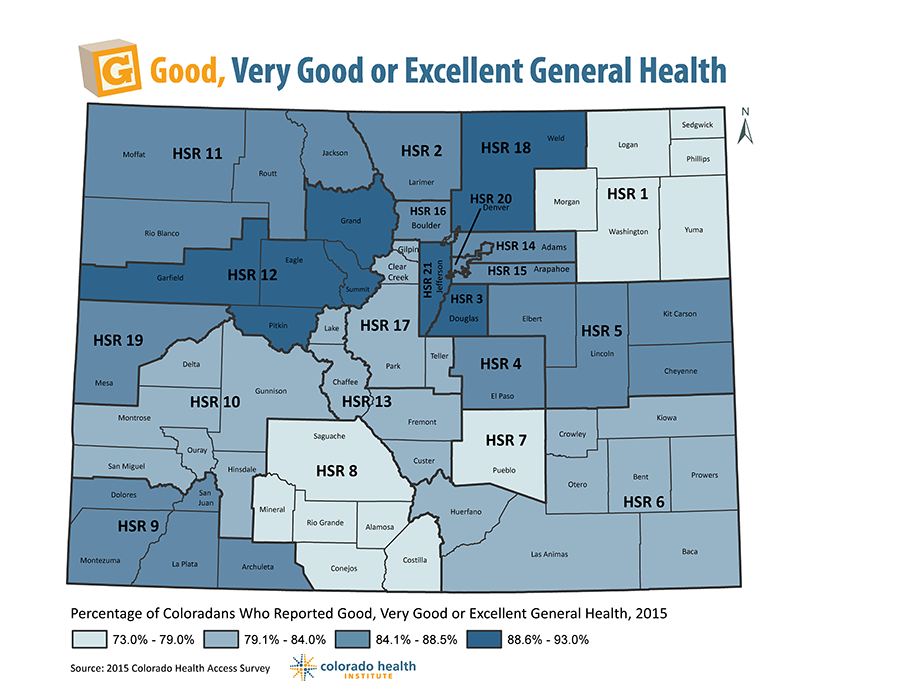 Mapping Data A to Z: Good, Very Good or Excellent General Health ...